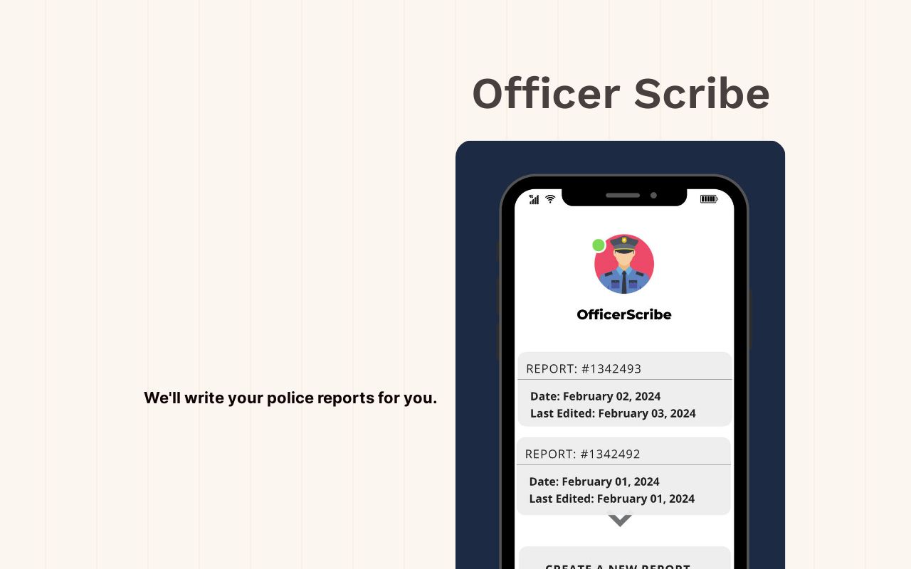 OfficerScribe - #1 Police Report Scribe Tool